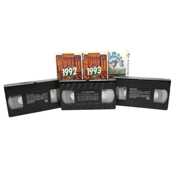 MLB | Media | Vintage Toronto Blue Jays 992 1993 World Series Vhs Tapes ...